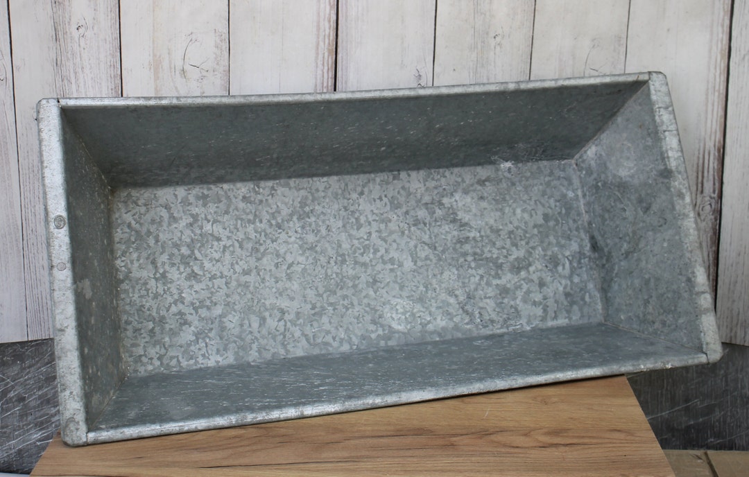 Galvanized Bath, Vintage Bathtub, Antique Galvanized Tub Farmhouse ...