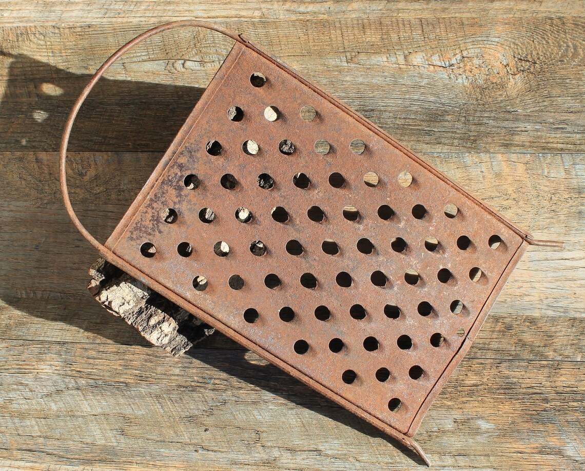Old Hand Grater Vegetable Graters Rusty Grater for Farmhouse | Etsy