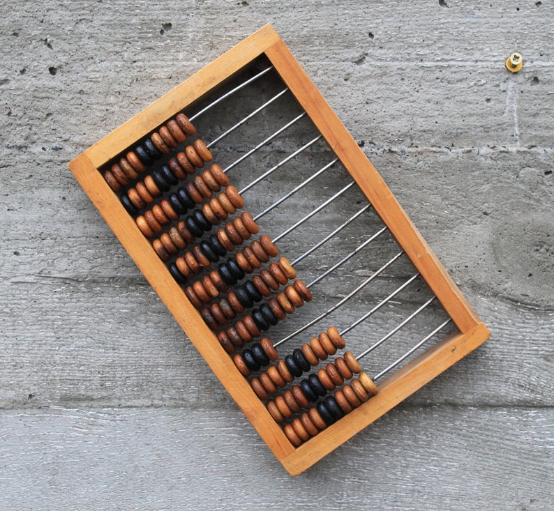 Wooden Small Abacus Vintage Abacus for Accountant Gift - Etsy