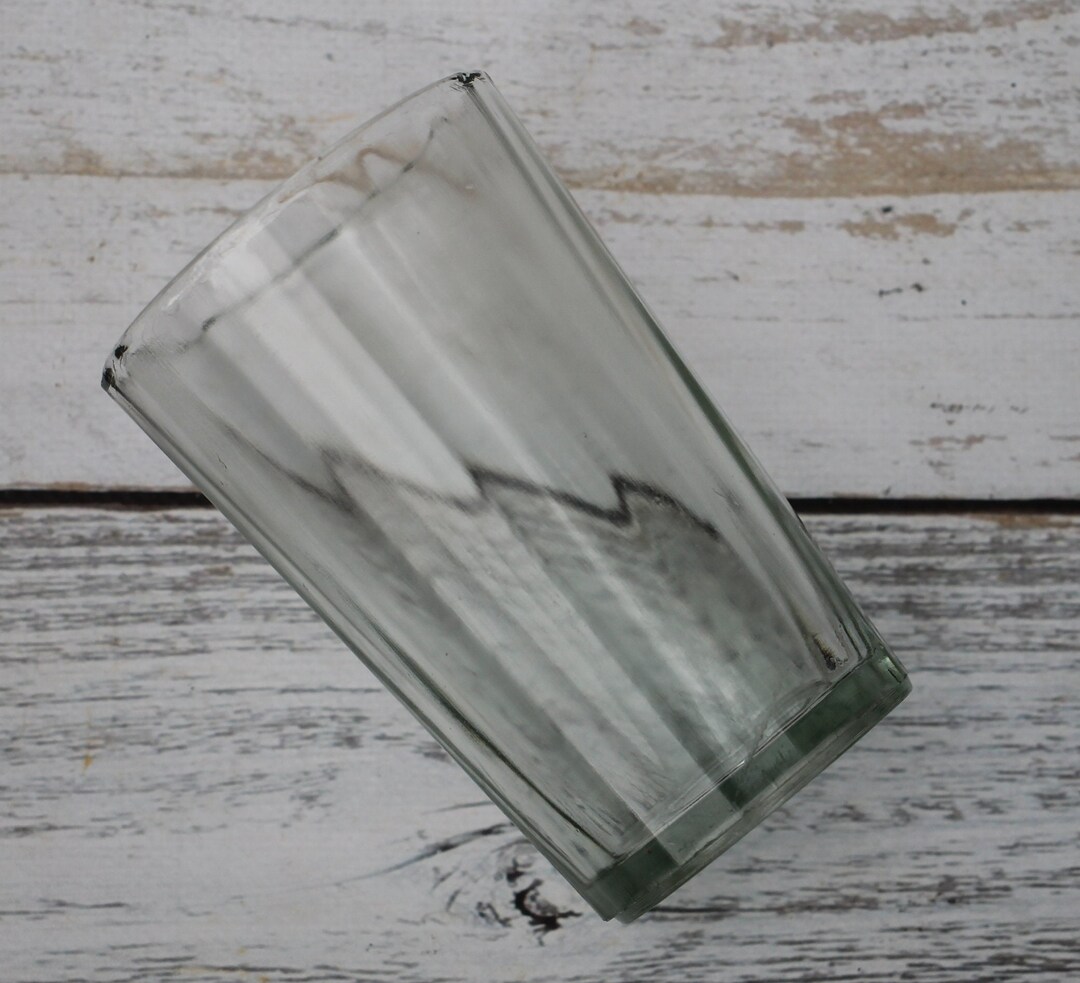 Vintage Soviet Glass Cup, USSR Podstakannik, Russian Tea Glass - Etsy