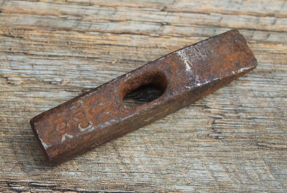 Iron hammer made in the USSR in the Soviet old hammer for farmhouse ...