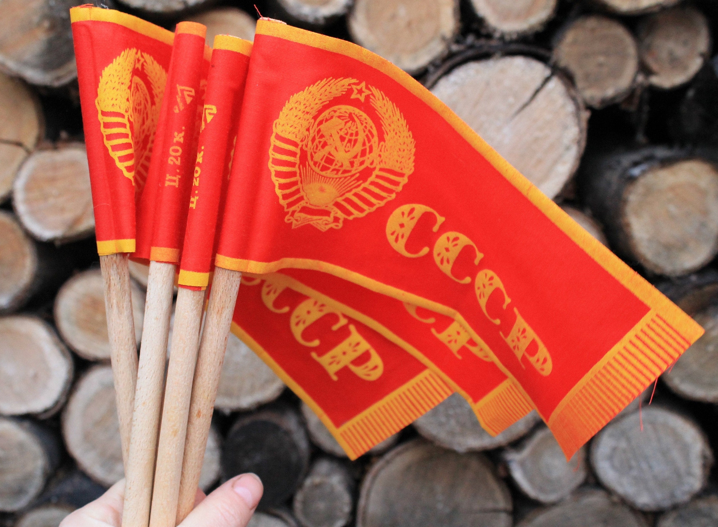 NEW Soviet Small Flag, Children Flag USSR, Communist Red Flag for Gift ...