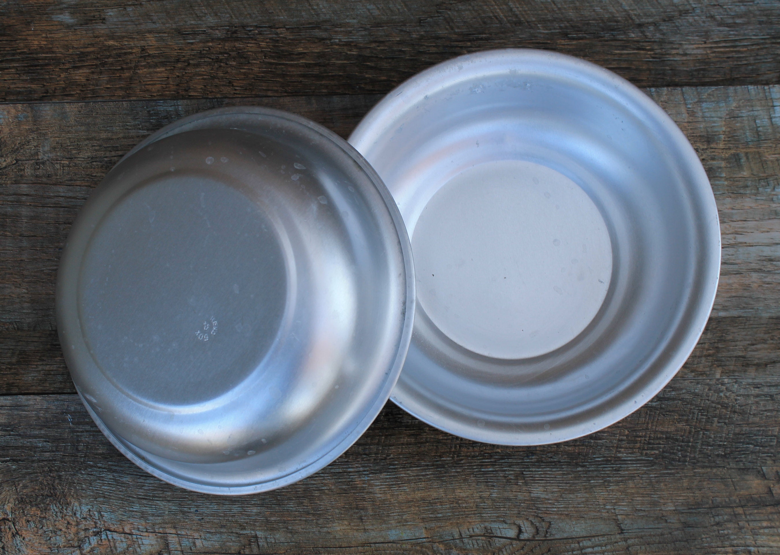 Set 2 NEW Aluminum Basin Vintage Aluminum Bowls Antique - Etsy