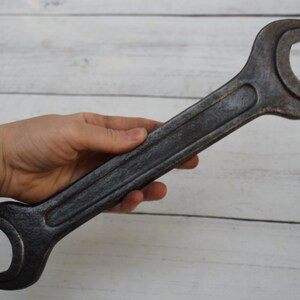Vintage Open-end Wrench 32 Mm 36 Mm, Large Metal Spanner Wrench, Home ...