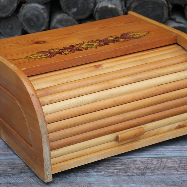Wood Bread Box - Etsy