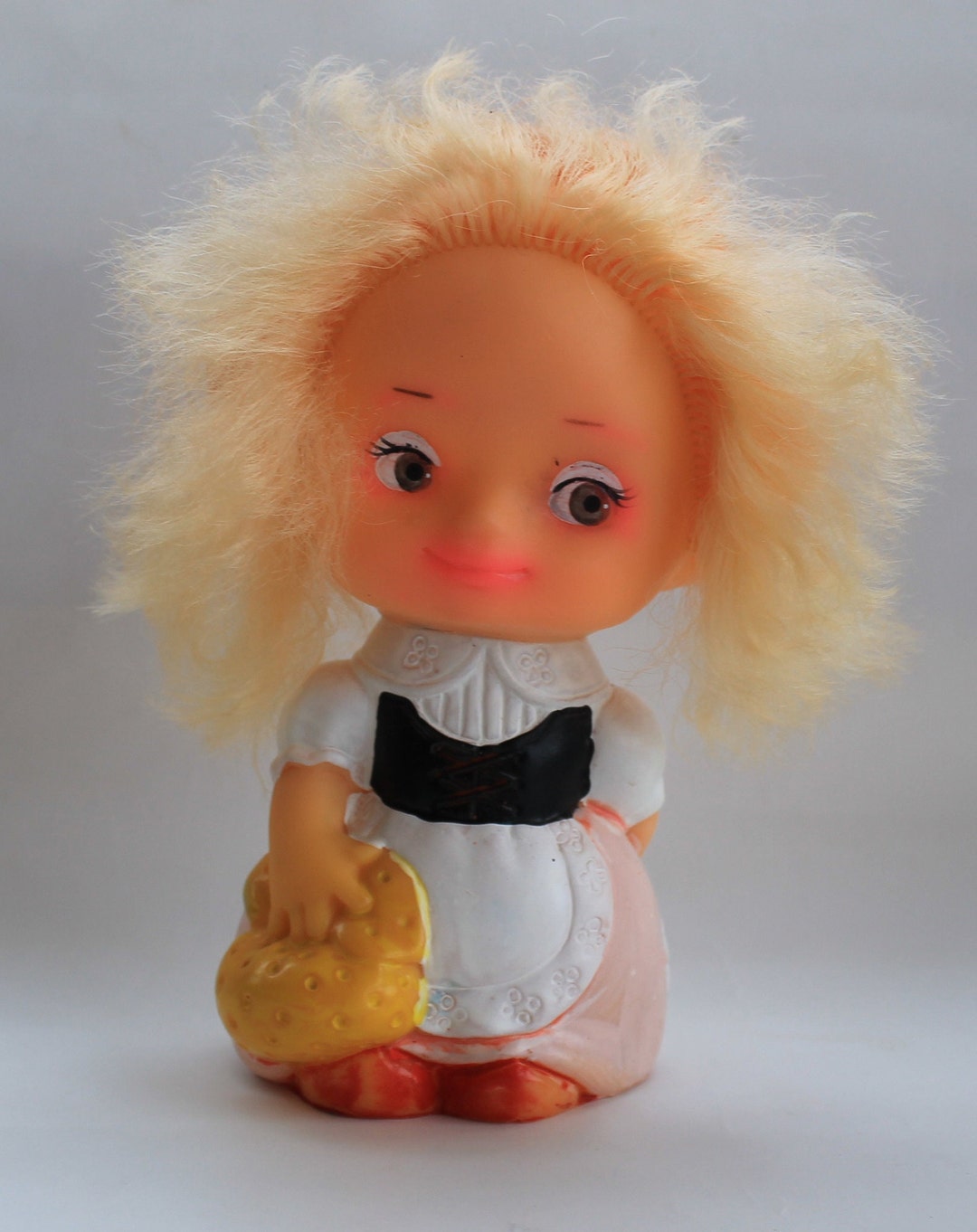 Soviet Rubber Little Red Riding Hood, Russian Toys for Gift, Soviet ...