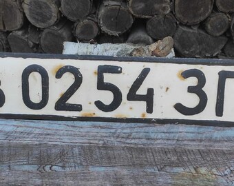 Ussr License Plates - Etsy