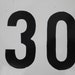 Vintage Metal House Number 30, USSR Made Sign - Etsy