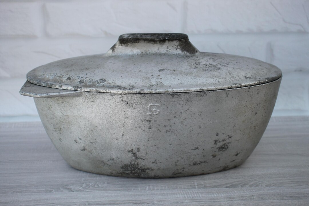 Cast Iron Roaster, Duckling, Vintage Cauldron, Antique Metal Pot for ...