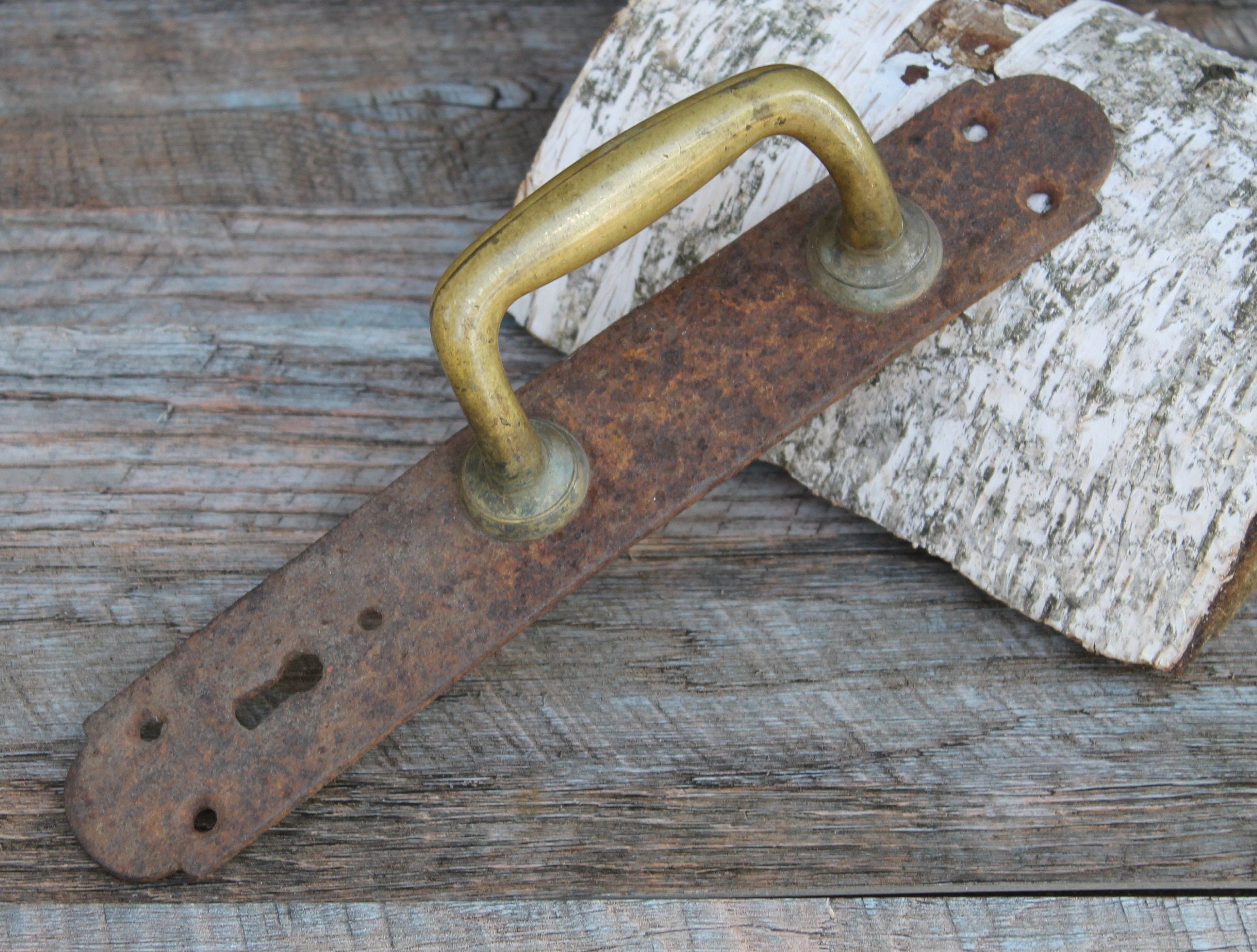 Barn rusty door handle outdoor door knobs door hardware vintage front ...