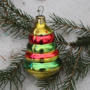 Soviet Christmas Ornaments, Shiny Brite Tree Topper,xmas Decorations ...