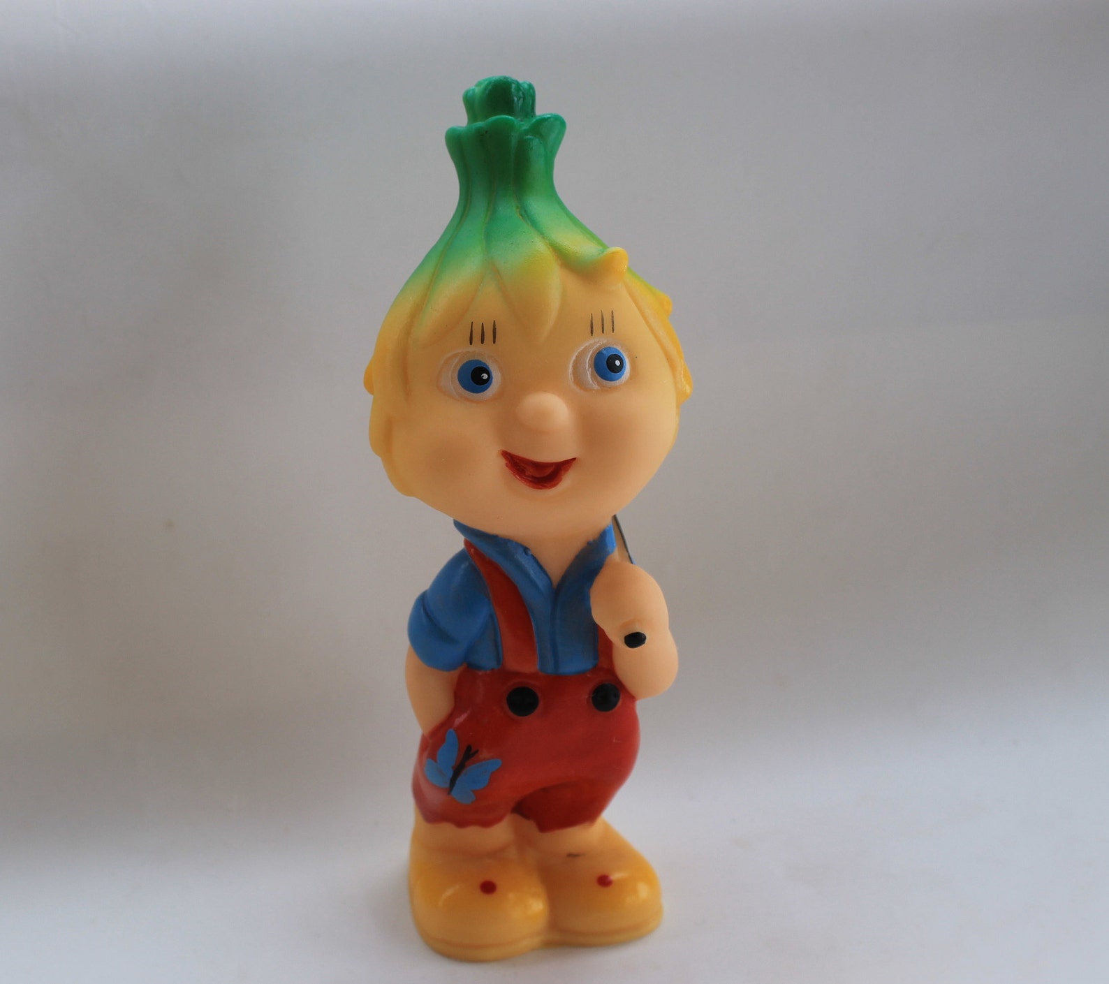 Rubber Toy Chipollino Toy for Baby Shower Gift Vintage Toys - Etsy