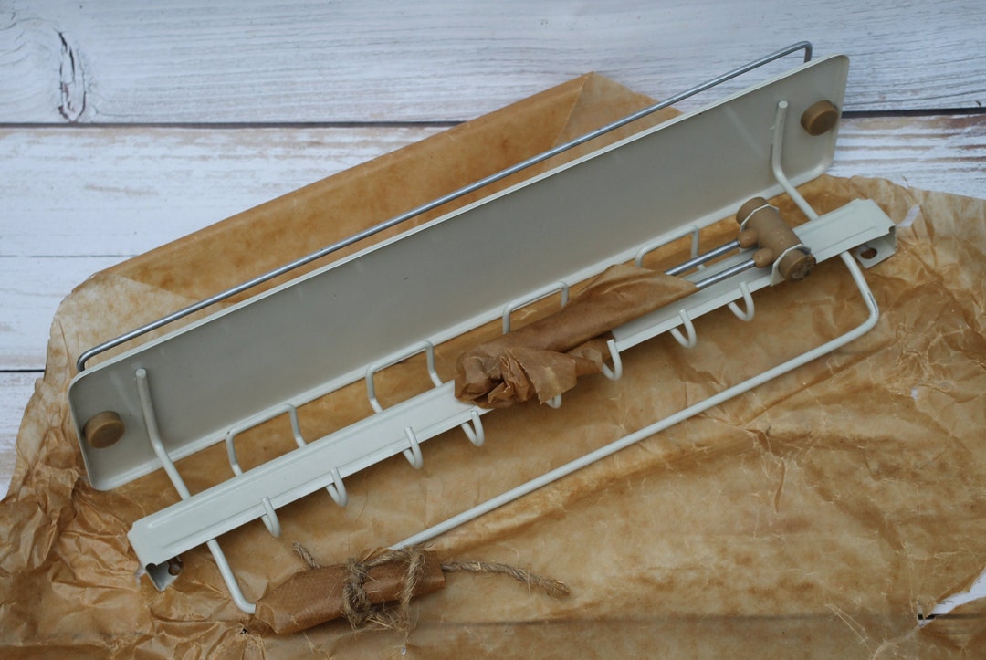 Nos Soviet Wall Shelf, Retro Kitchen Wall Shelf, Soviet Metal Shelf ...