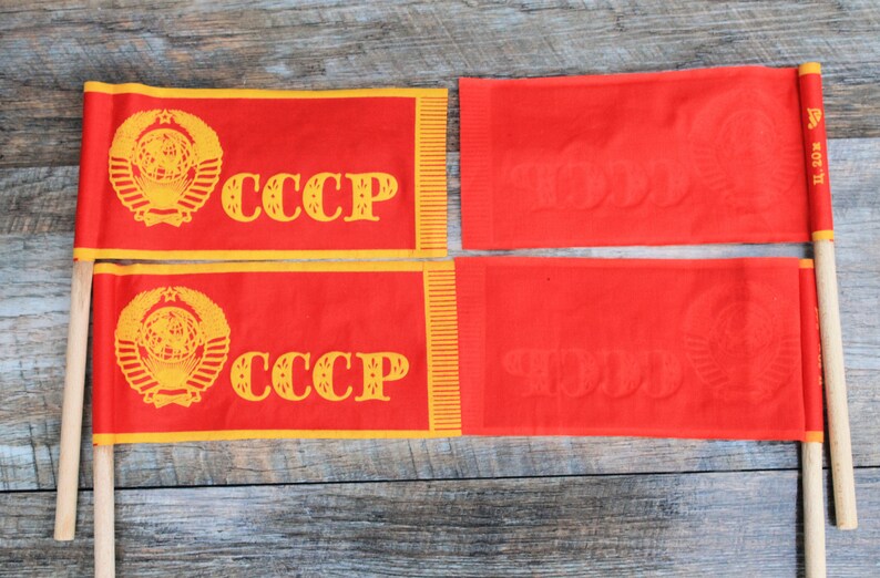 NEW Soviet Small Flag, Children Flag USSR, Communist Red Flag for Gift ...