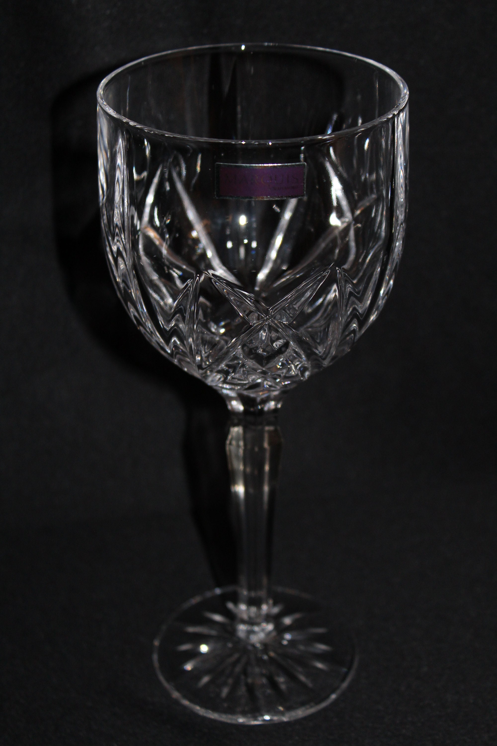 Waterford Marquis Crystal Set of 2 Wine Goblets 6 Oz - Etsy