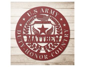 Metal Army Signs - Etsy