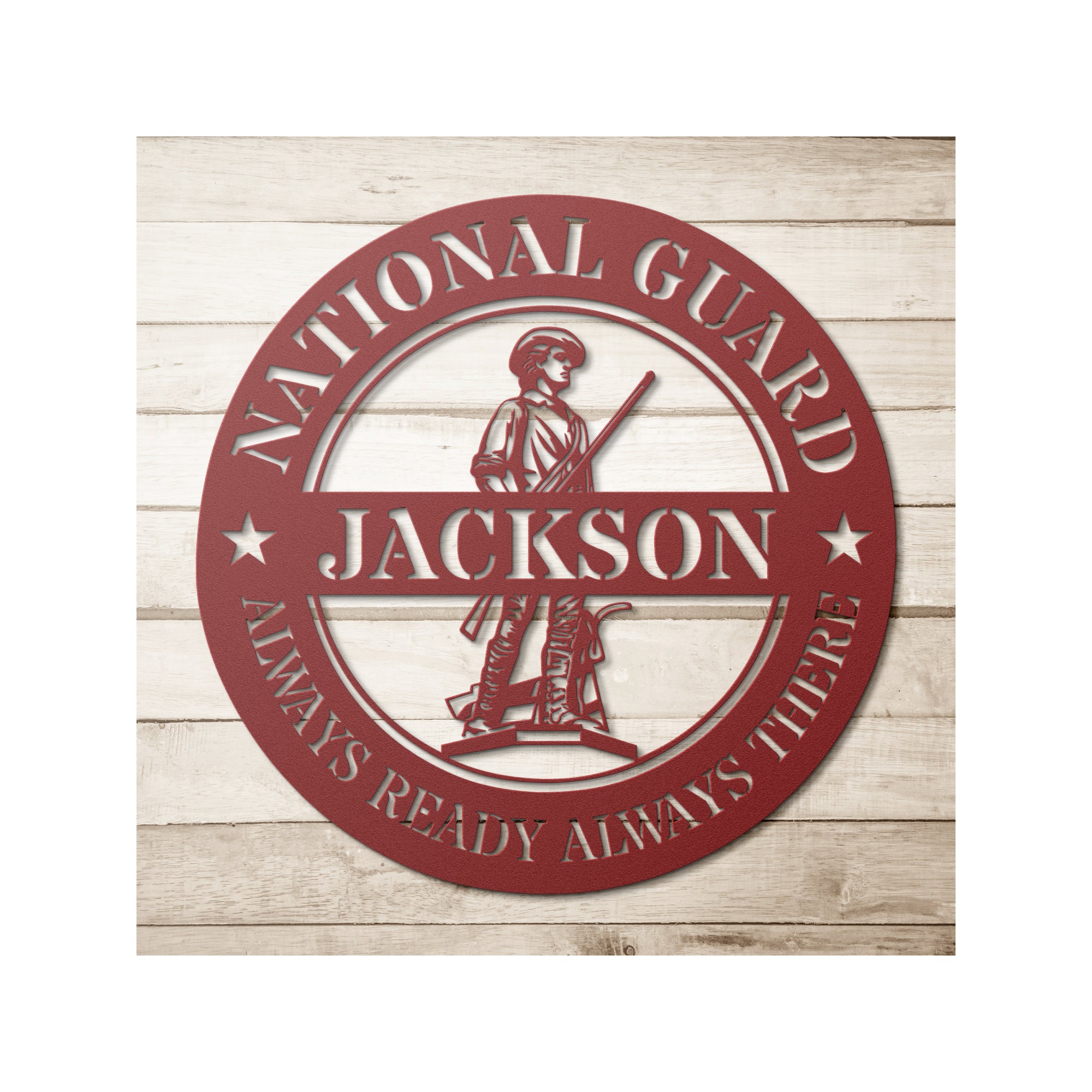 National Guard Always Ready Always There Die-cut Metal Gift, National ...