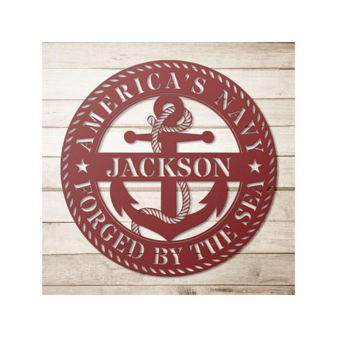Navy Veteran Custom Metal Signs, Custom Veteran Metal Signs - Etsy