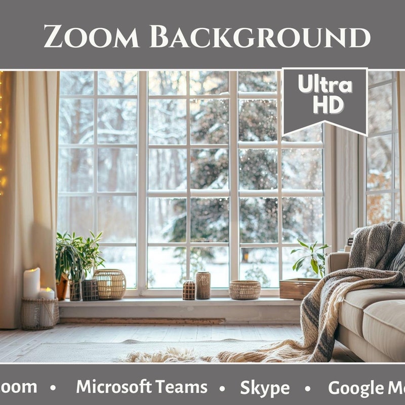 Teams Background Winter - Etsy