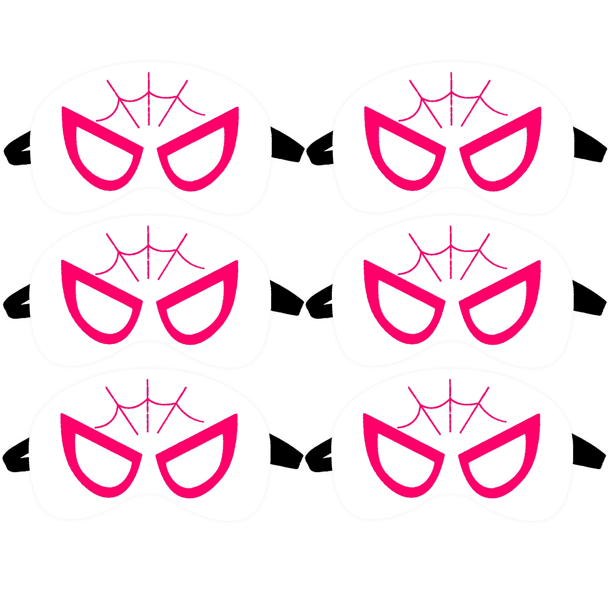 6 Gwen Stacey Spiderman Spider Verse Felt Masks for Kids Boys | Etsy