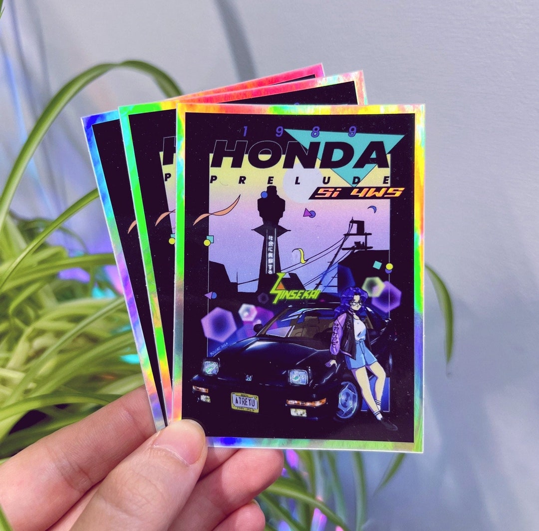 Prelude Holographic Sticker BIG 10 Cm - Etsy