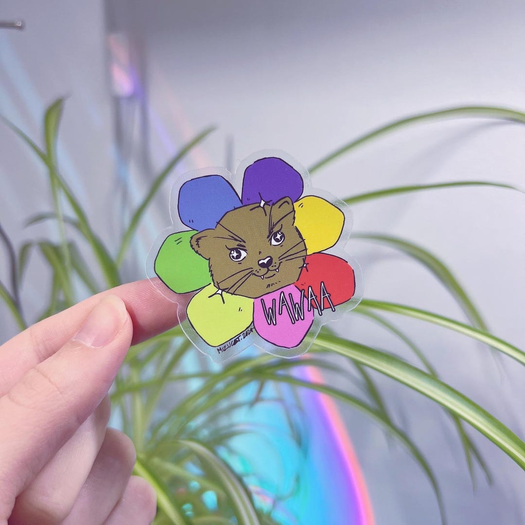 Rock Hyrax "wawa" Sticker - Etsy
