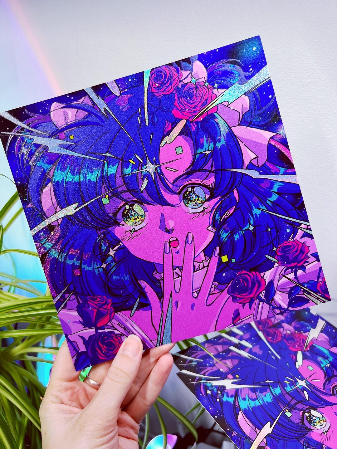 Holographic Print "magical Transformation" - Etsy