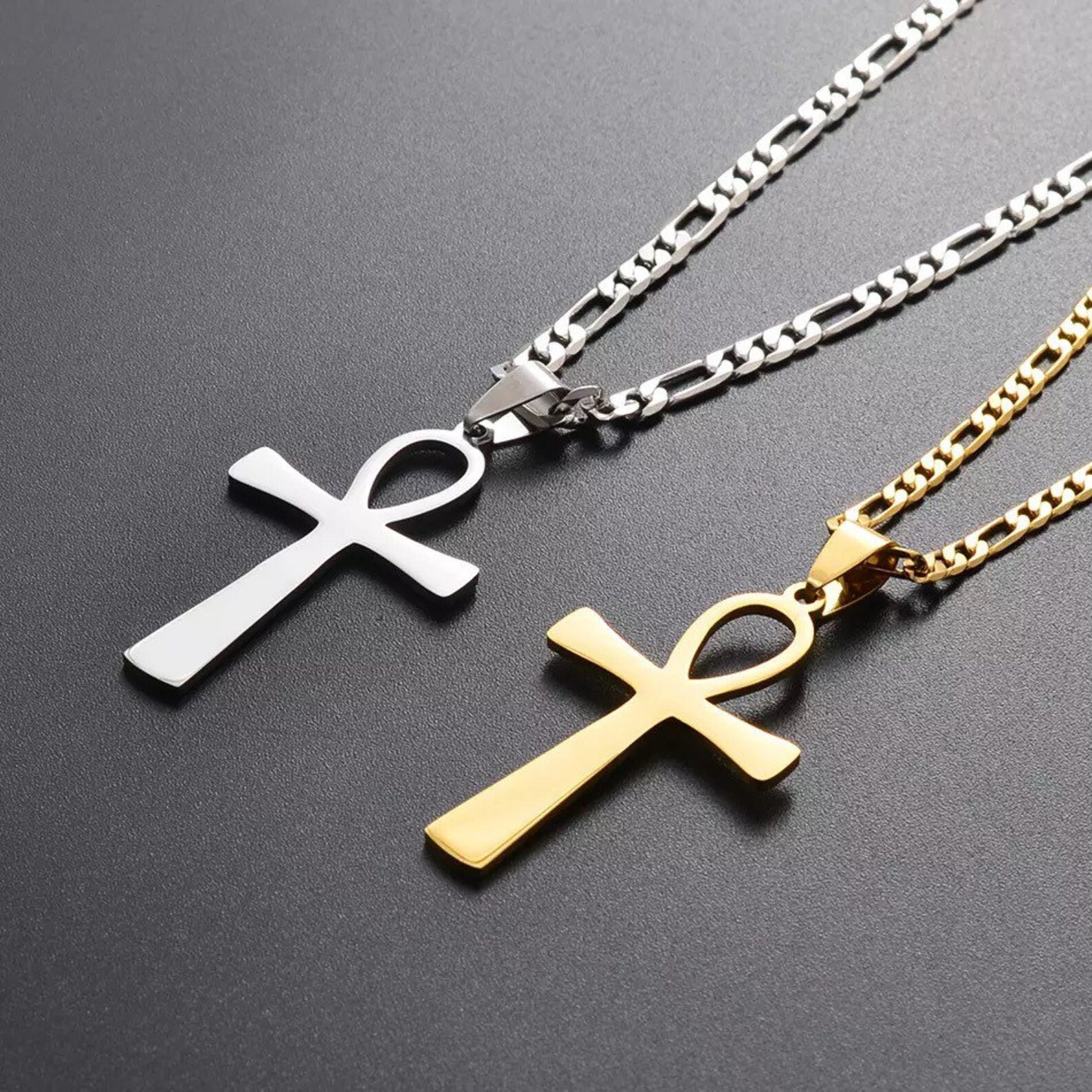 Ankh Necklace men Ankh Necklace Ankh Pendant 18k Gold | Etsy