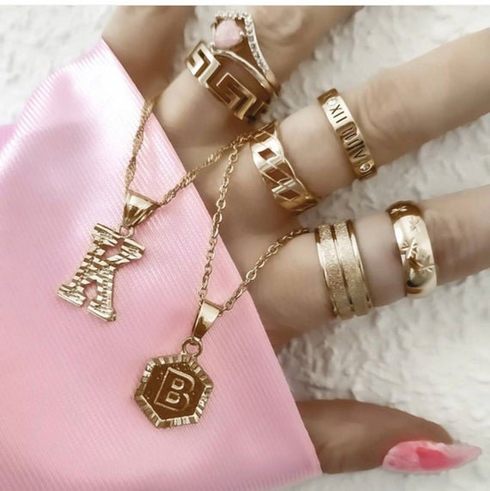 Initial Choker Necklace 18k Gold Plated initial Necklace - Etsy