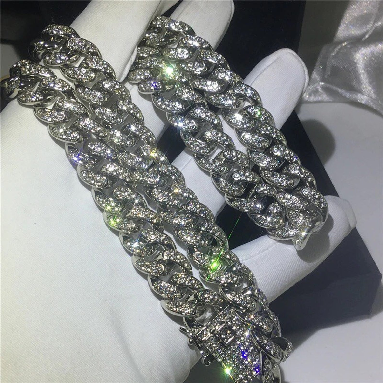 Women Cuban Choker Cuban Link Chain Christmas Gift 20mm | Etsy