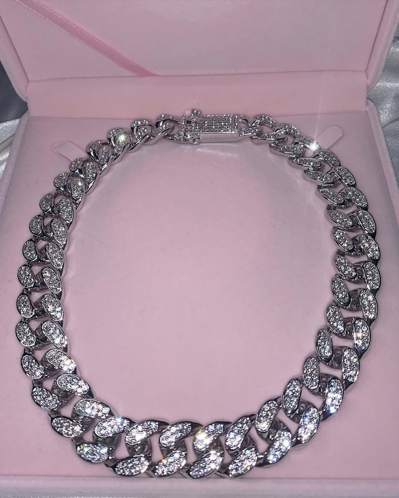 Women Cuban Choker Cuban Link Chain Christmas Gift 20mm | Etsy