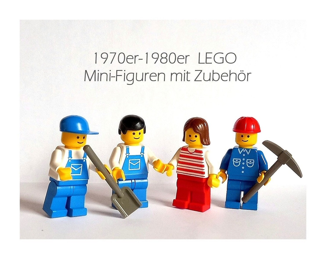 Collectibles / Retro LEGO Mini-figures / Set of 4 / 1970s-1980s - Etsy
