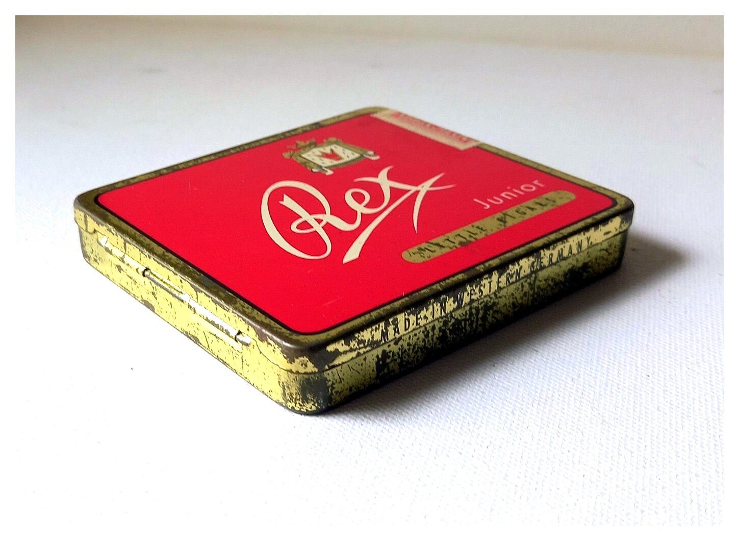 Collectible Tin Can rex Junior, Little Cigars / Gautschi & Hauri ...