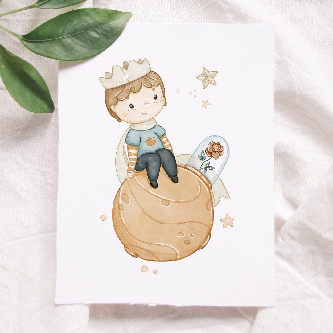 The Little Prince's Adventure, PRINTABLE Art, PRINTABLE Poster, Nursery ...