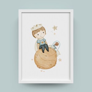 The Little Prince's Adventure, PRINTABLE Art, PRINTABLE Poster, Nursery ...