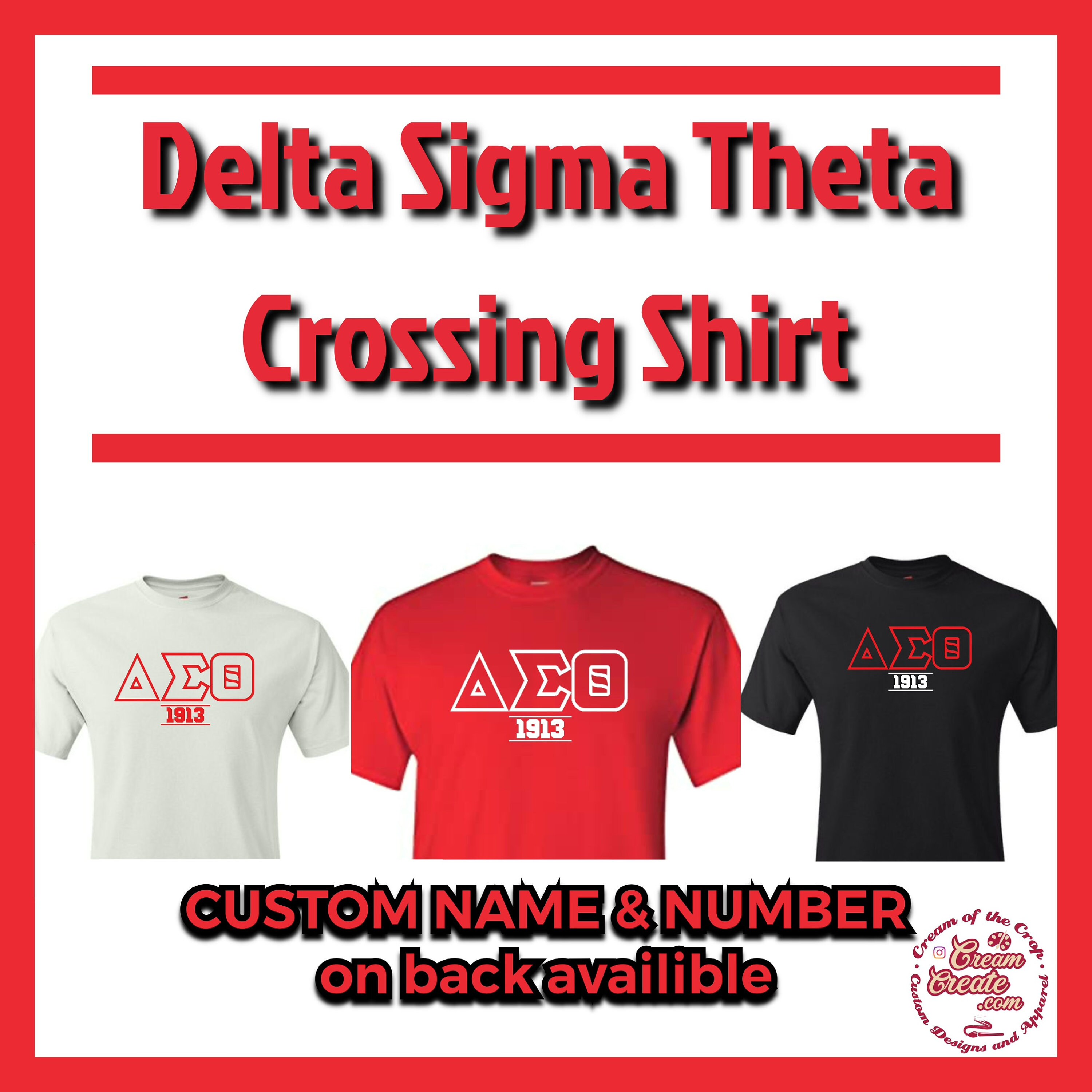 Delta Sigma Theta Crossing Shirt Delta Sigma Theta Shirt - Etsy