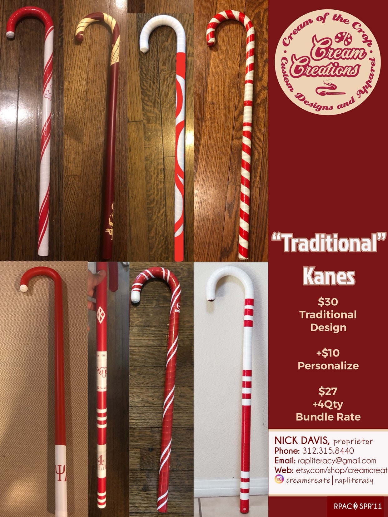 Kappa Canes Designs