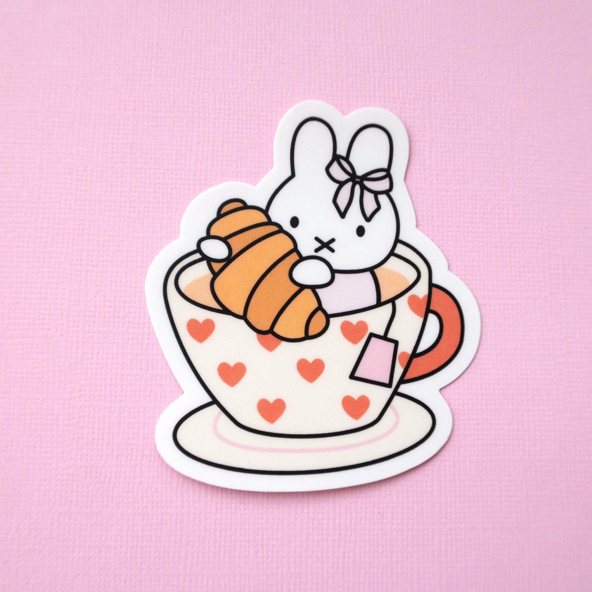 Miffy Teacup Die Cut Sticker Miffy Sticker/ Miffy Lover/ Cute Kawaii ...