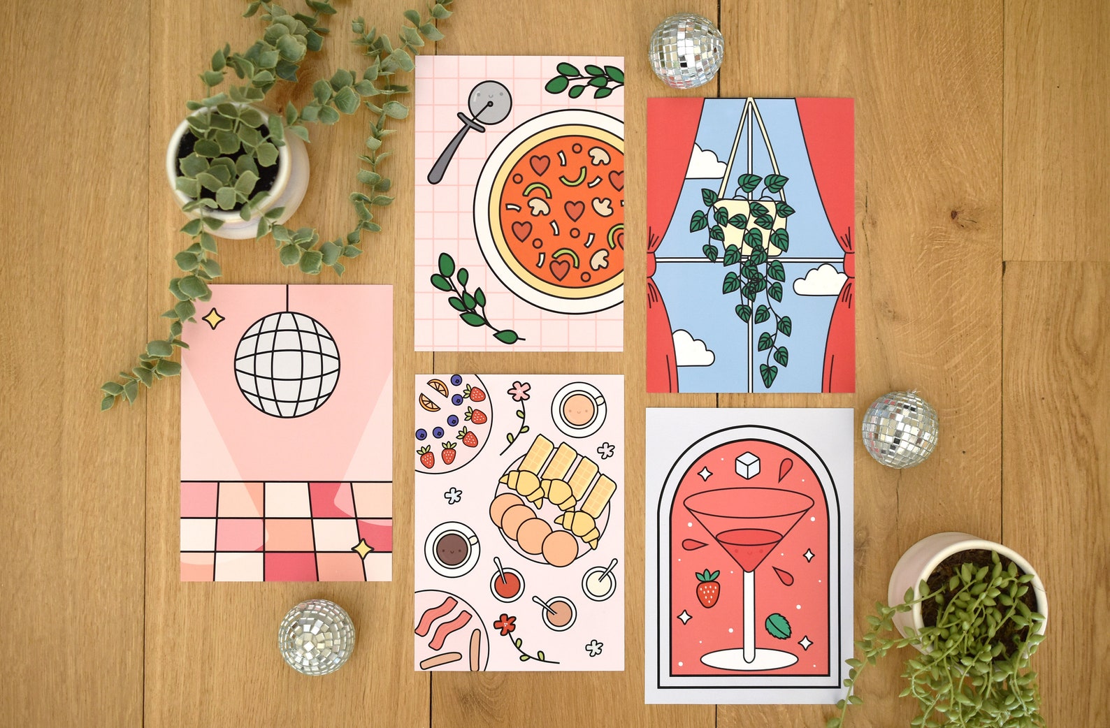 Let's Brunch Art Print A4 & A5 Brunch/wall Art/wall - Etsy