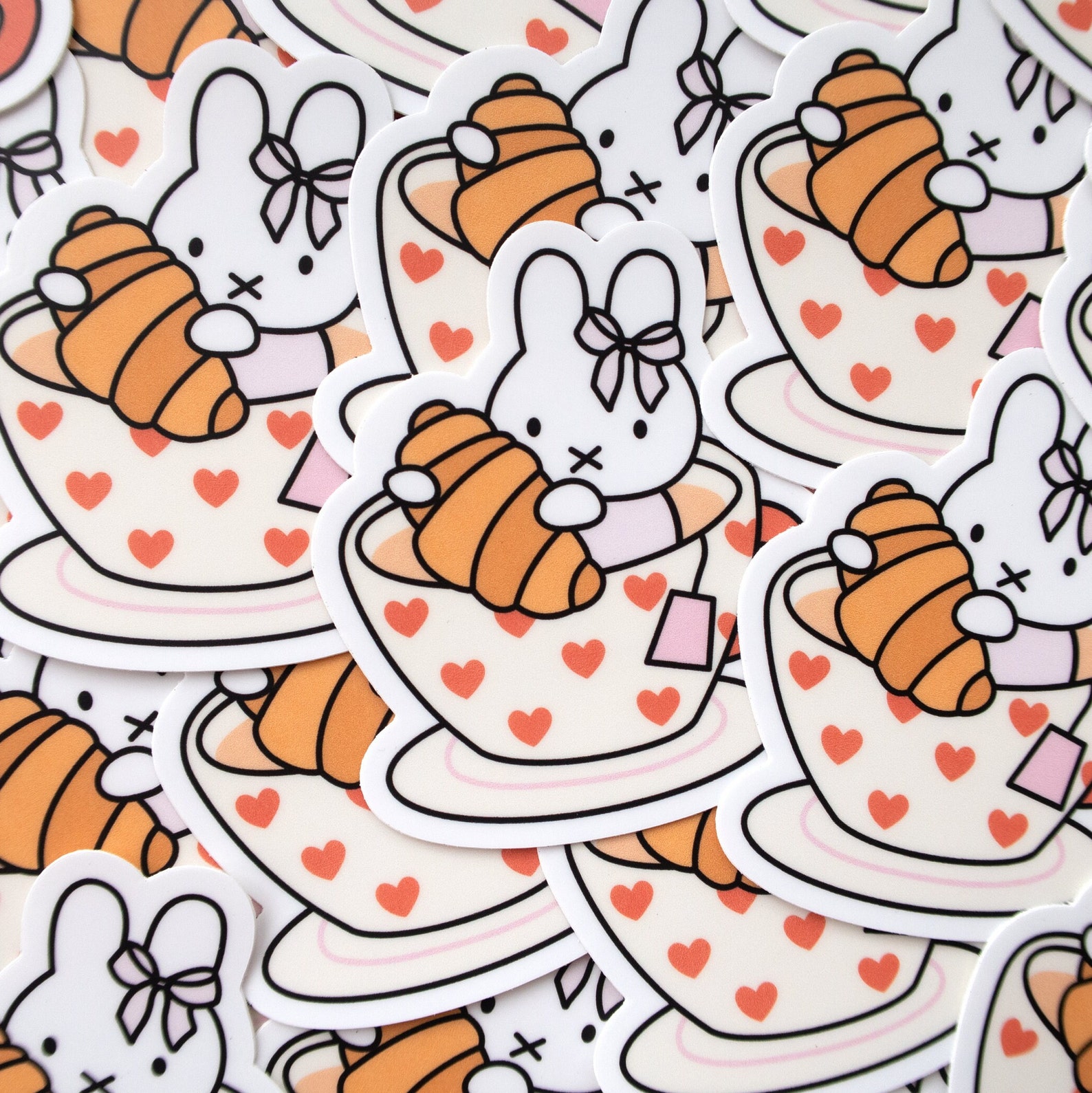 Miffy Teacup Die Cut Sticker Miffy Sticker/ Miffy Lover/ Cute Kawaii ...
