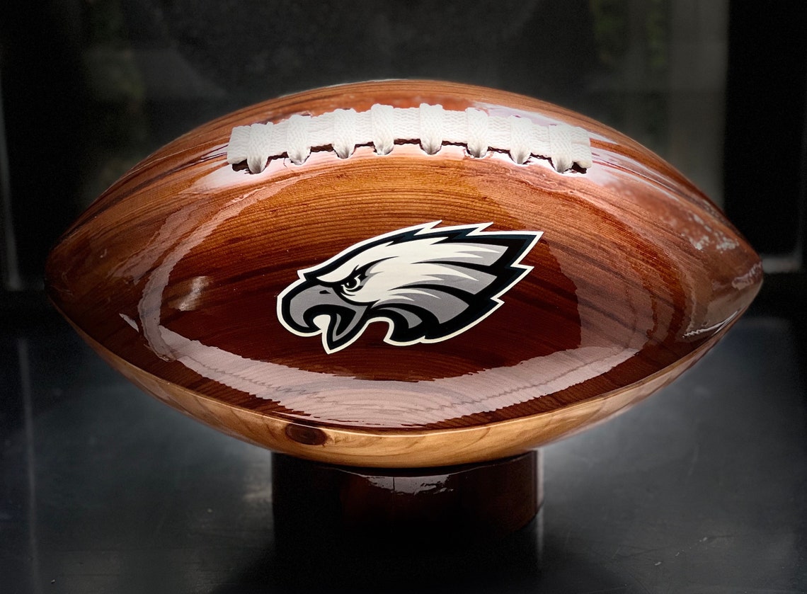 Own Your Very Own Custom Solid Cedar Wooden Football With Your - Etsy
