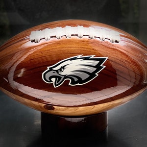 Own Your Very Own Custom Solid Cedar Wooden Football With Your - Etsy