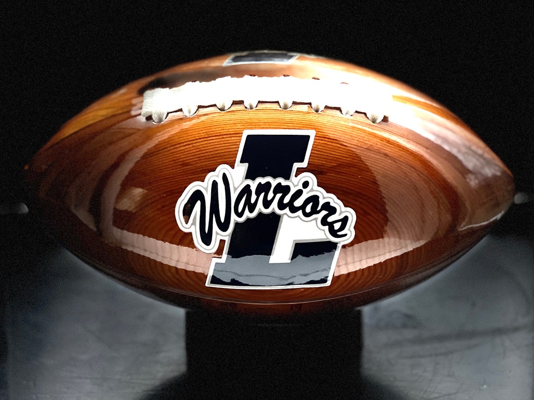 Own Your Very Own Custom Solid Cedar Wooden Football With Your Favorite ...