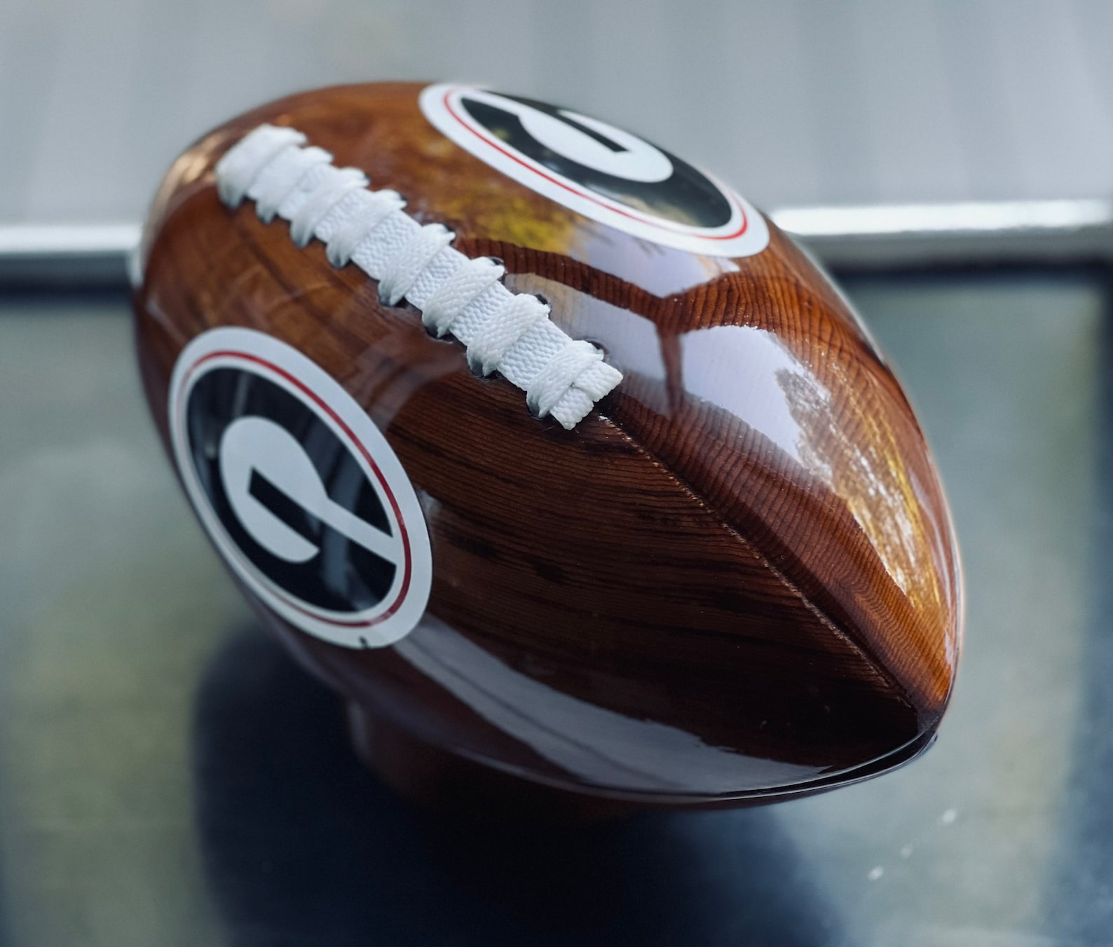Own Your Very Own Custom Solid Cedar Wooden Football With Your - Etsy