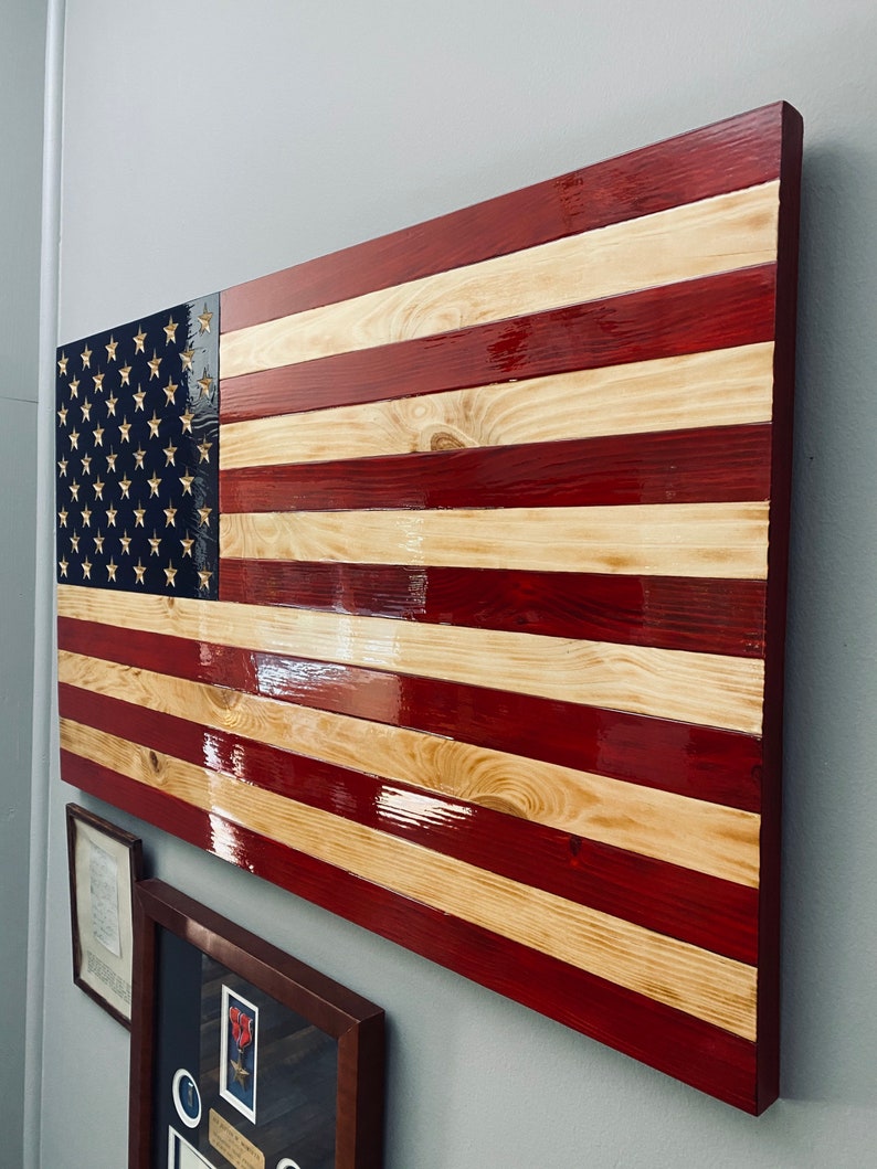 The rustic Flag | Etsy