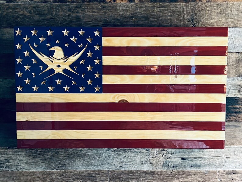 Engraved Custom US Flag. Choose Any Style. - Etsy