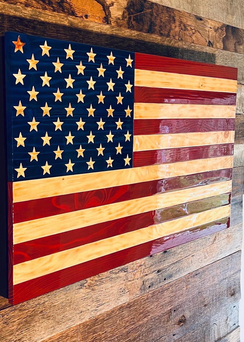 The “rustic Flag” - Etsy