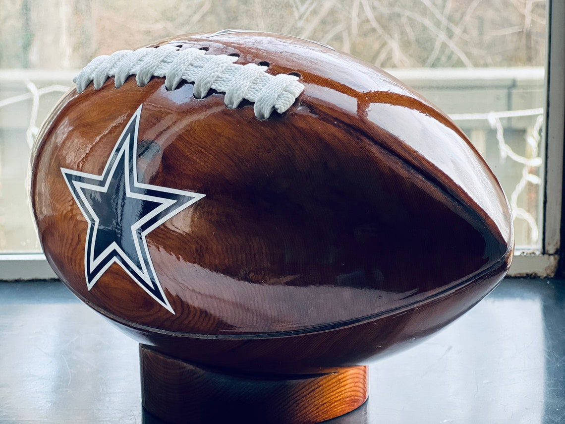 Own Your Very Own Custom Solid Cedar Wooden Football With Your - Etsy