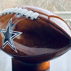 Own Your Very Own Custom Solid Cedar Wooden Football With Your - Etsy