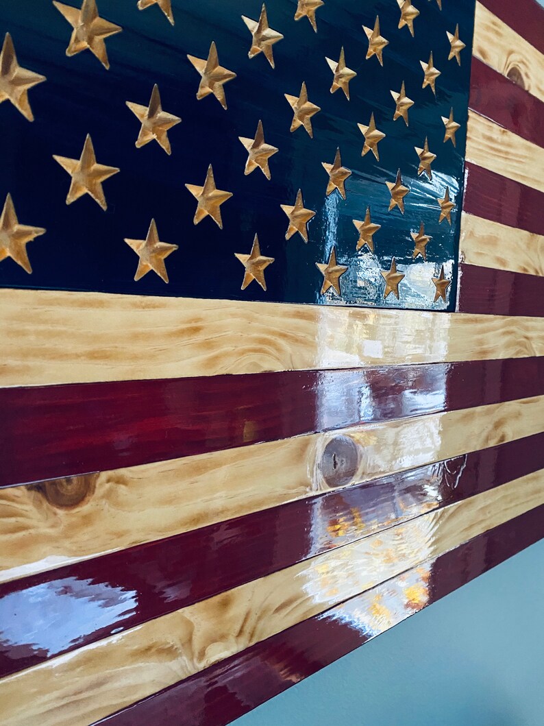 The rustic Flag | Etsy